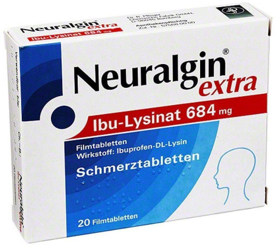 Dr. Pfleger Neuralgin extra Ibu Lysinat Filmtabletten (20 Stk.) Test ...