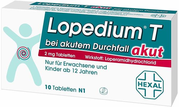 Lopedium T Akut Bei Akutem Durchfall Tabletten (10 Stk.) Test - 100/100 ...