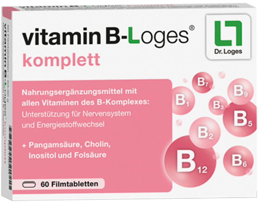 Dr. Loges vitamin B-Loges komplett Filmtabletten Test: 44 Angebote ab ...