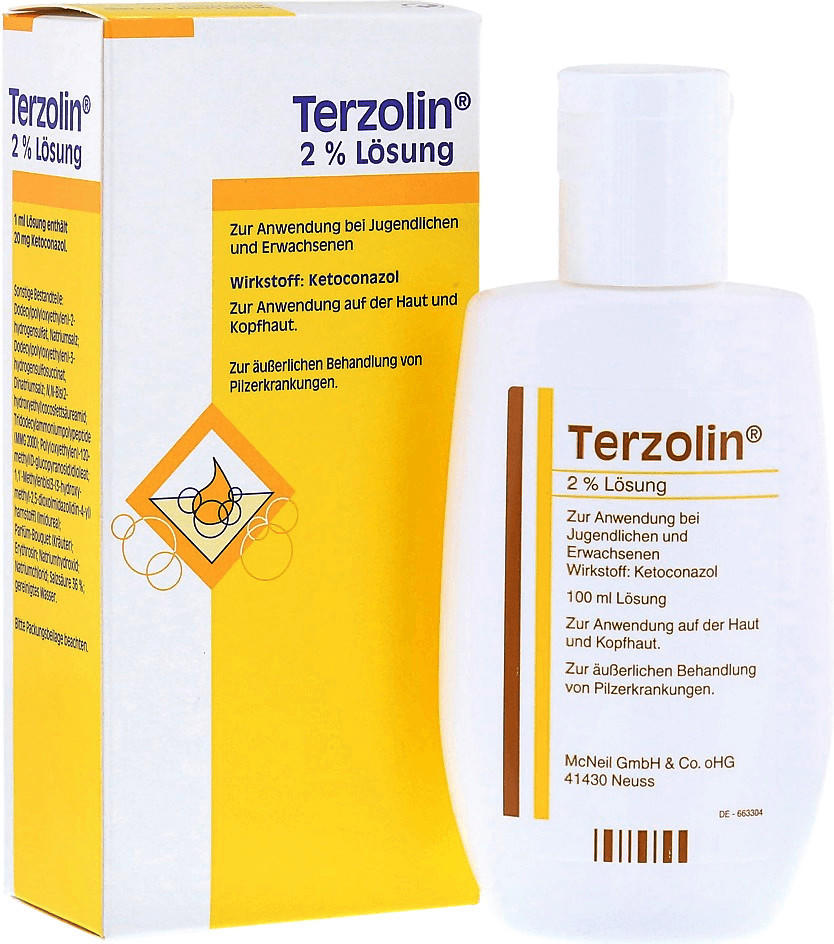 Terzolin 2% Lösung (100ml) Hautpilz-Lösung · Bewertung: 4.5/5 · ab 15,79€