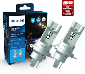 Philips Ultinon Pro6000 Boost H7-LED (11972U60BX2) Test - 90/100 (sehr gut)