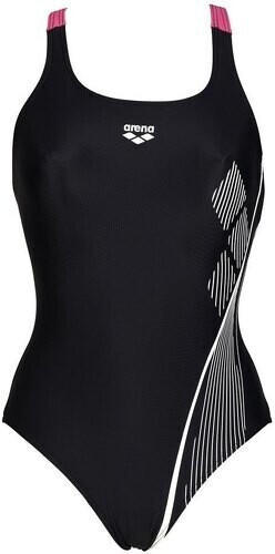 Arena Swimwear Arena Swim Pro Back Graphic black freak/pink Test Black ...