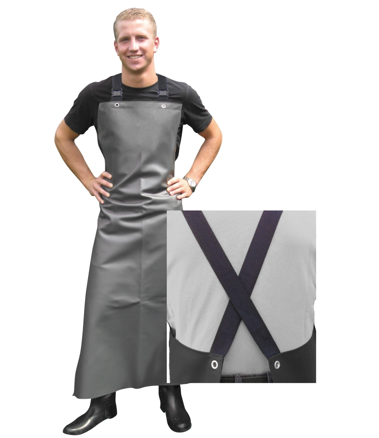 Chaps & More Kreuzband-Schürze Modell 40.210 Test - 96/100 (sehr gut)