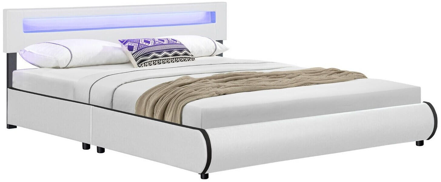 Juskys Sevilla 180x200cm weiß Bettgestell · Bewertung: 4.4/5 · ab 189,99€