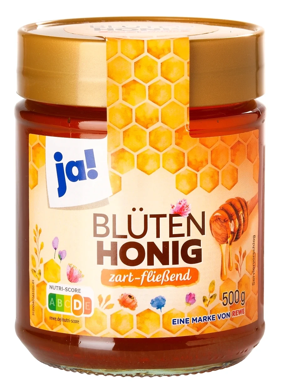 Rewe Ja Blütenhonig zart-fließend Test - 80/100 (gut)