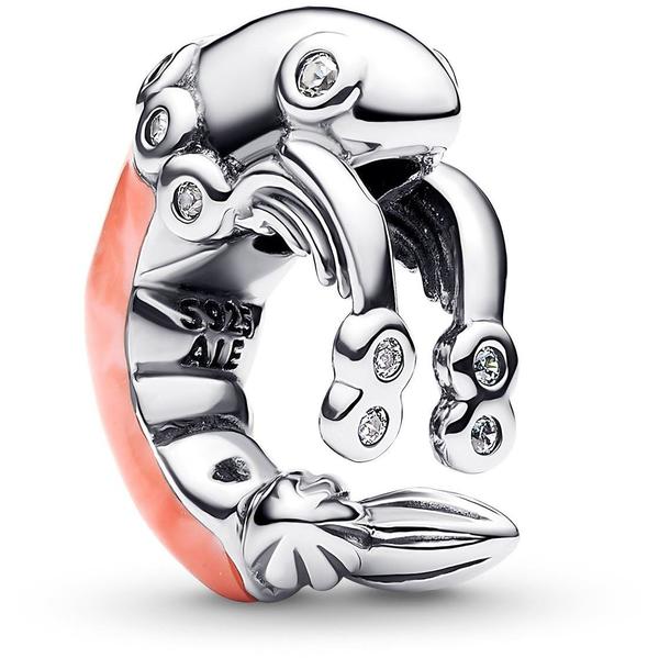 Pandora Moments Garnelen Charm aus Sterling Silber mit Zirkonia ...
