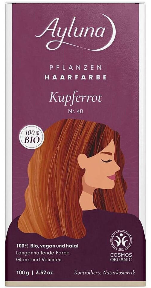 Ayluna Pflanzenhaarfarbe Kupferrot Nr. 40