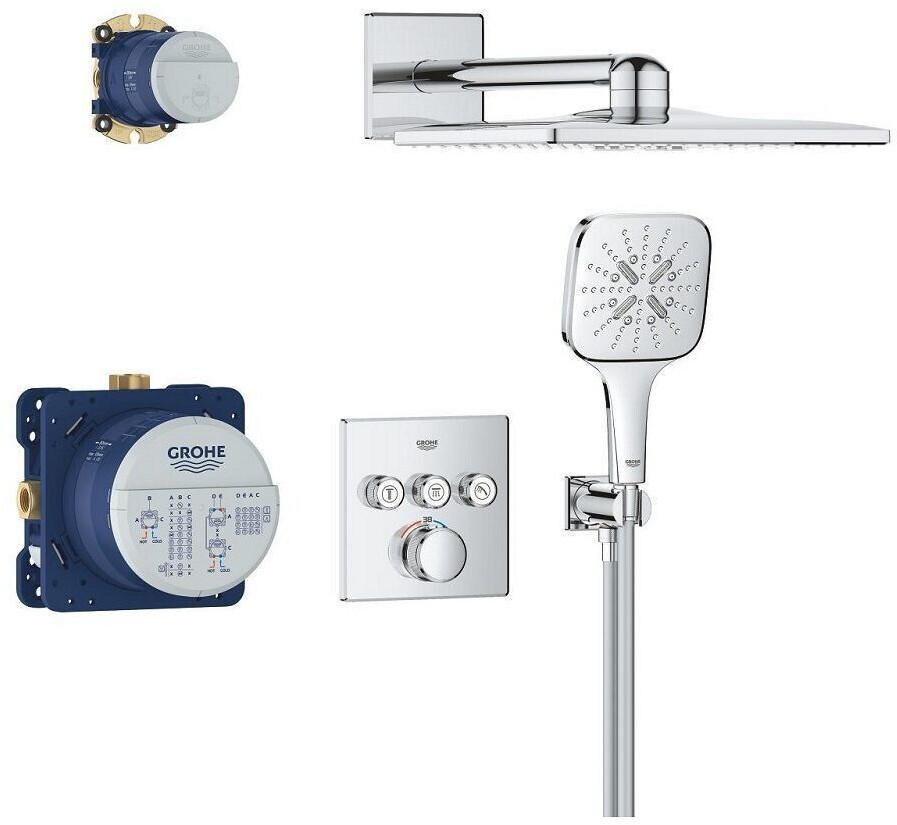 GROHE Grohtherm SmartControl Duschsystem Unterputz mit Rainshower ...