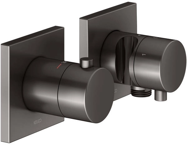KEUCO Edition 11 Thermostatarmatur Set für 3 Verbraucher titanschwarz ...