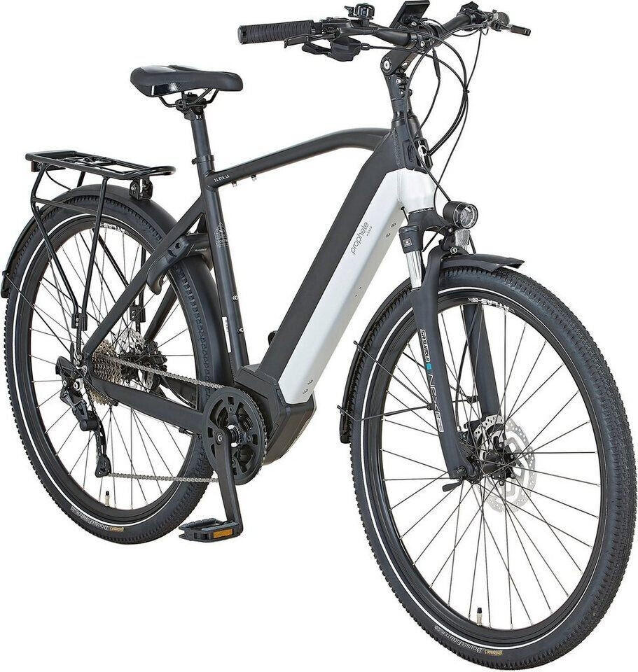 Prophete Entdecker 5.0 Trekking E-Bike 28 Zoll - 630 Wh - Integrierter Akku - Mittelmotor - 10 ...