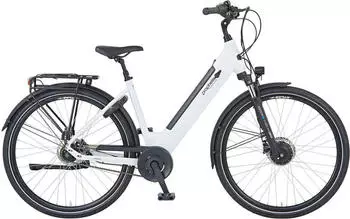 Prophete Entdecker 5.0 Trekking E-Bike 28 Zoll - 630 Wh - Integrierter Akku - Mittelmotor - 10 ...