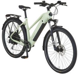 Prophete GENIESSER 5.0 Damen City E-Bike 28" – AEG Mittelmotor 250W, 220 km Reichweite,7-Gang ...