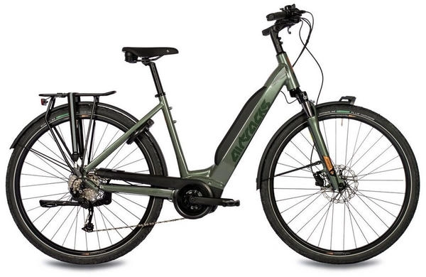 Airtracks 28 Zoll E-Bike Damen Trekking Fahrrad Lumina GX3 LS Bosch Active Plus LINE 500 Wh 9 ...