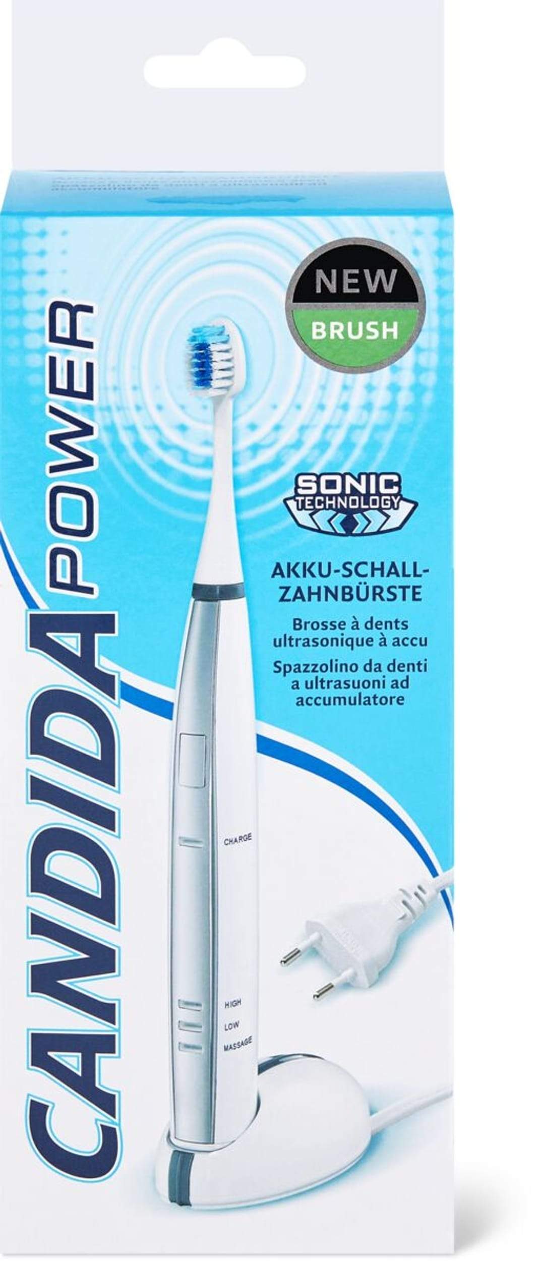 Candida Schallzahnbürste Power New Brush Test - 89/100 (gut)
