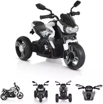 Moni Chiara Kinder-Elektroauto mit Musik, Fernbedienung, zwei Motoren ...