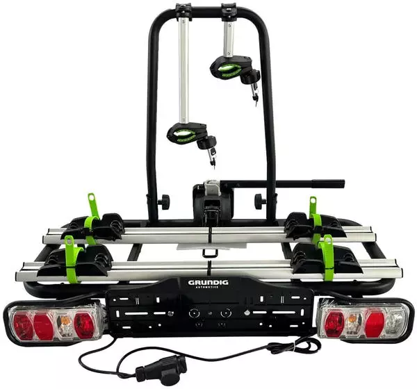 Grundig Fahrradhalter Fahrradträger Nizza 11-2EB Heckträger für 2 Räder E-Bikes (Fahrradträger ...