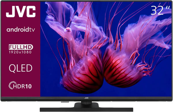 JVC QLED TV 32 Zoll Fernseher Full HD Android Smart TV (HDR, Triple ...