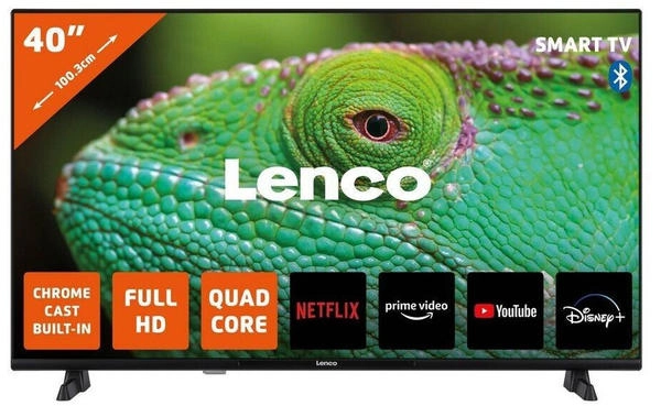 Lenco LED-4044BK - 40-Zoll Android-Smart-TV, Full HD, 2024, schwarz