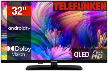 TELEFUNKEN Android TV 32 Zoll Fernseher (Full HD Smart TV, Dolby Vision ...
