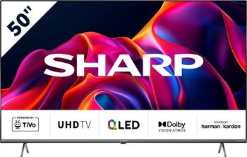Sharp 4T-C50GMx QLED-Fernseher (126 cm/50 Zoll, 4K Ultra HD, Smart-TV, 3.840 x 2.160 px Auflösung)