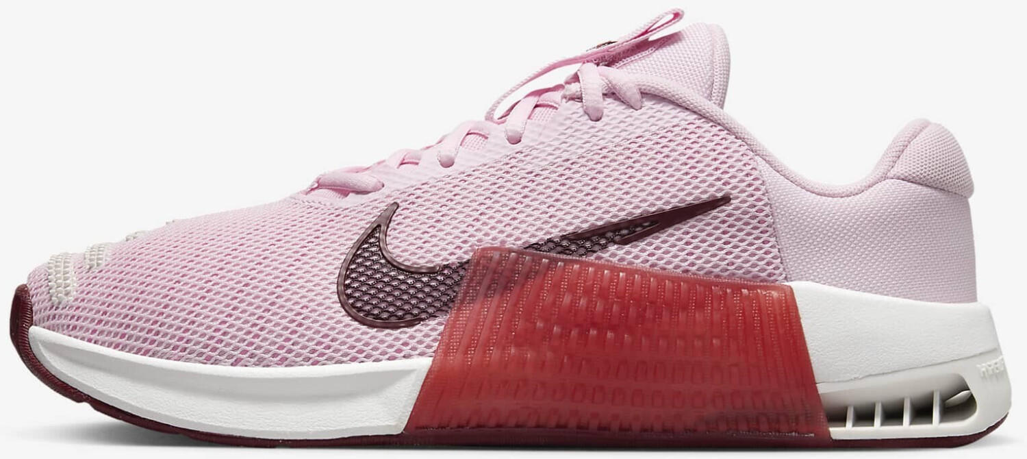 Nike Metcon 9 Women pink foam/platinum tint/adobe/dark team red ...