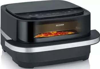 oyajia Heißluftfritteuse Heißluftfritteuse 2 Kammern, 10L Airfryer ...