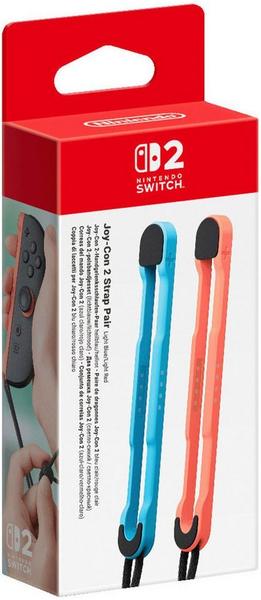 Nintendo Joy-Con 2-Handgelenksschlaufen-Paar (hellblau-hellrot)
