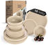 Moritz & Moritz NORDIC Geschirrset 18-tlg Taupe Kombiservice ab 69,99 ...
