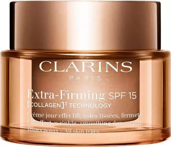 Clarins [COLLAGEN]³ Technology Extra Firming Day SPF 15 All Skin Types ...