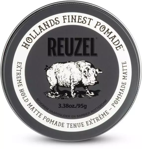 Reuzel Extreme Hold Matte Pomade, Stark Fixierender Matt Fondant für ...