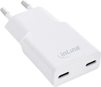 InLine USB Netzteil Ladegerät Dual USB-C PD PPS 30W weiß (31509C) - ab ...