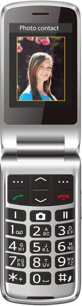 Beafon, SL646, Silverline, Seniorenhandy mit SOS Notruftaste, Klapphandy, Großtastentelefon, XXL ...