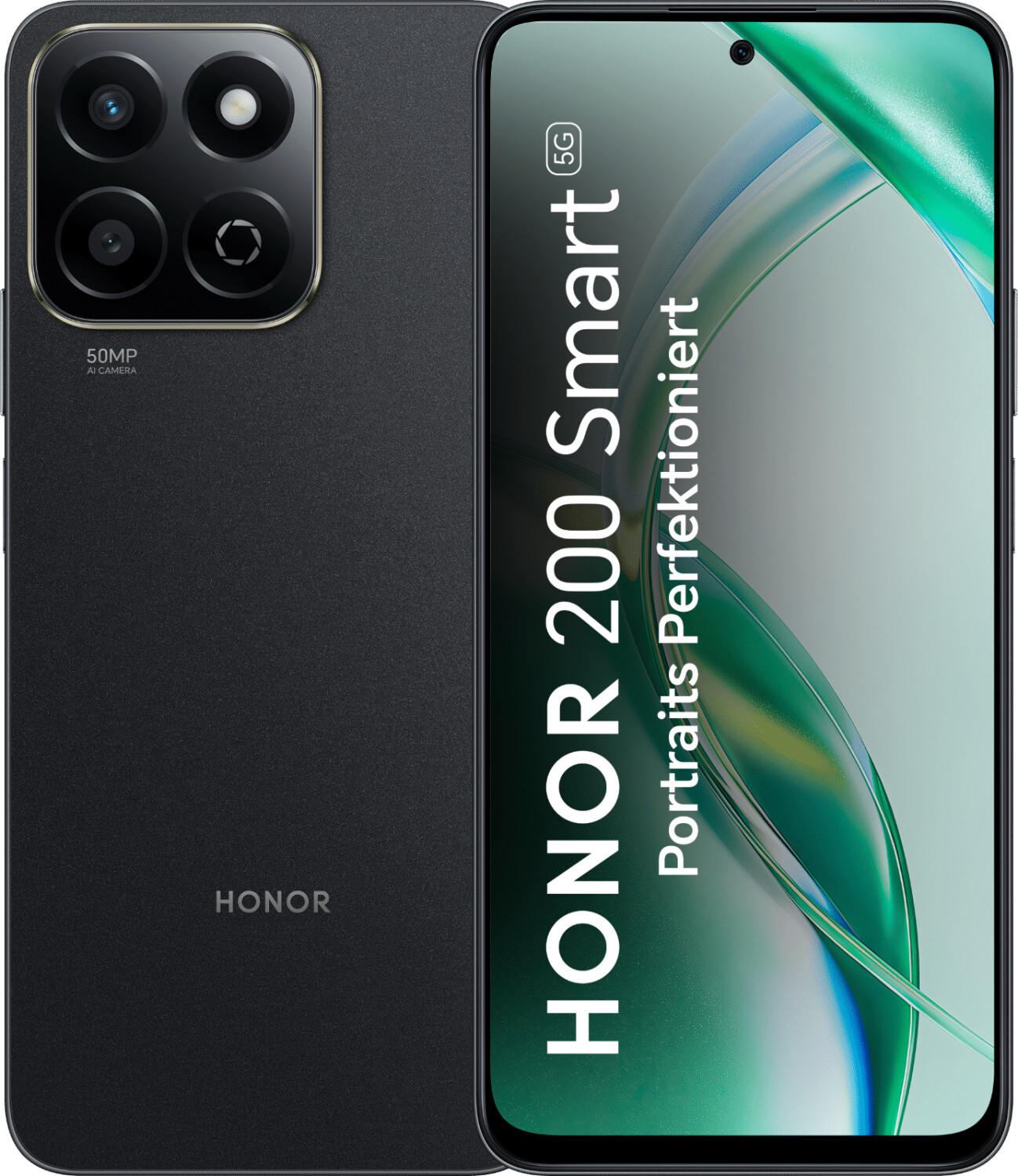 Honor 200 Smart 5G 4GB/256GB Schwarz (Midnight Black) Dual-SIM