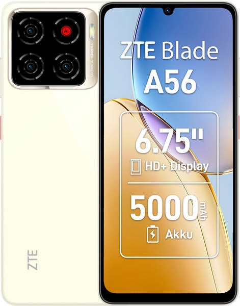 ZTE Blade A56 Smartphone (17,14 cm/6,75 Zoll, 64 GB Speicherplatz, 13 ...