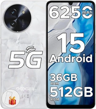 DOOGEE Note 56 Pro AI Android 16 Smartphone Ohne Vertrag, 32GB+128GB/2TB TF, 6150mAh, 6.56" HD+ ...