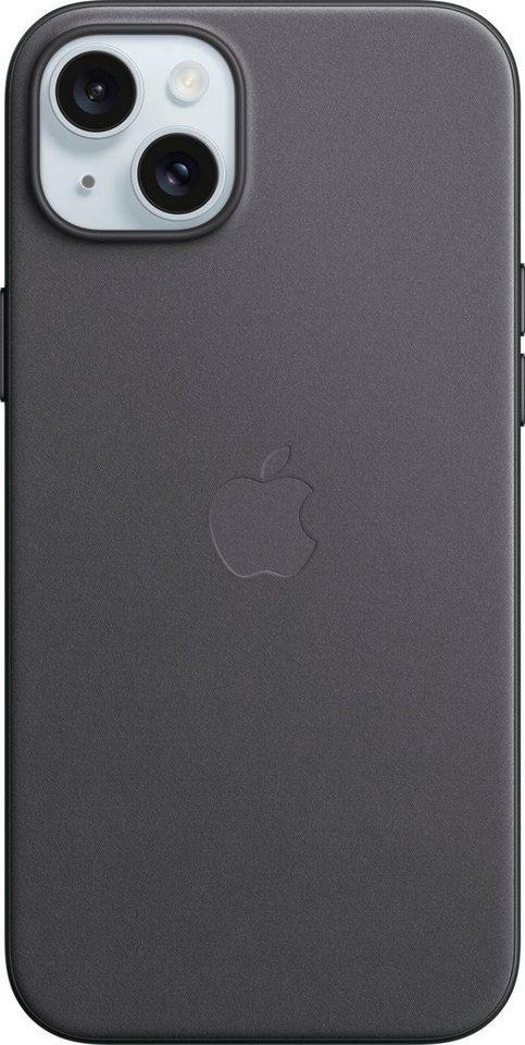 Apple Feingewebe Case mit MagSafe (iPhone 15 Plus) Schwarz Handy-Cover ...