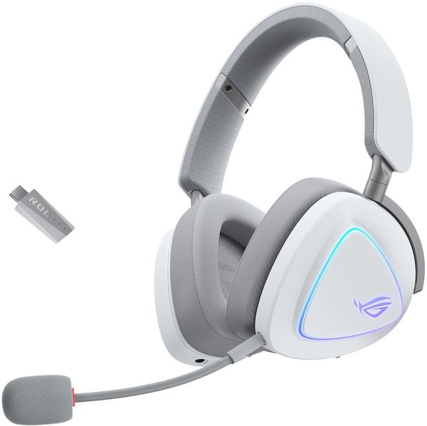 ASUS ROG Delta II White kabelloses RGB Gaming Headset (ROG SpeedNova ...