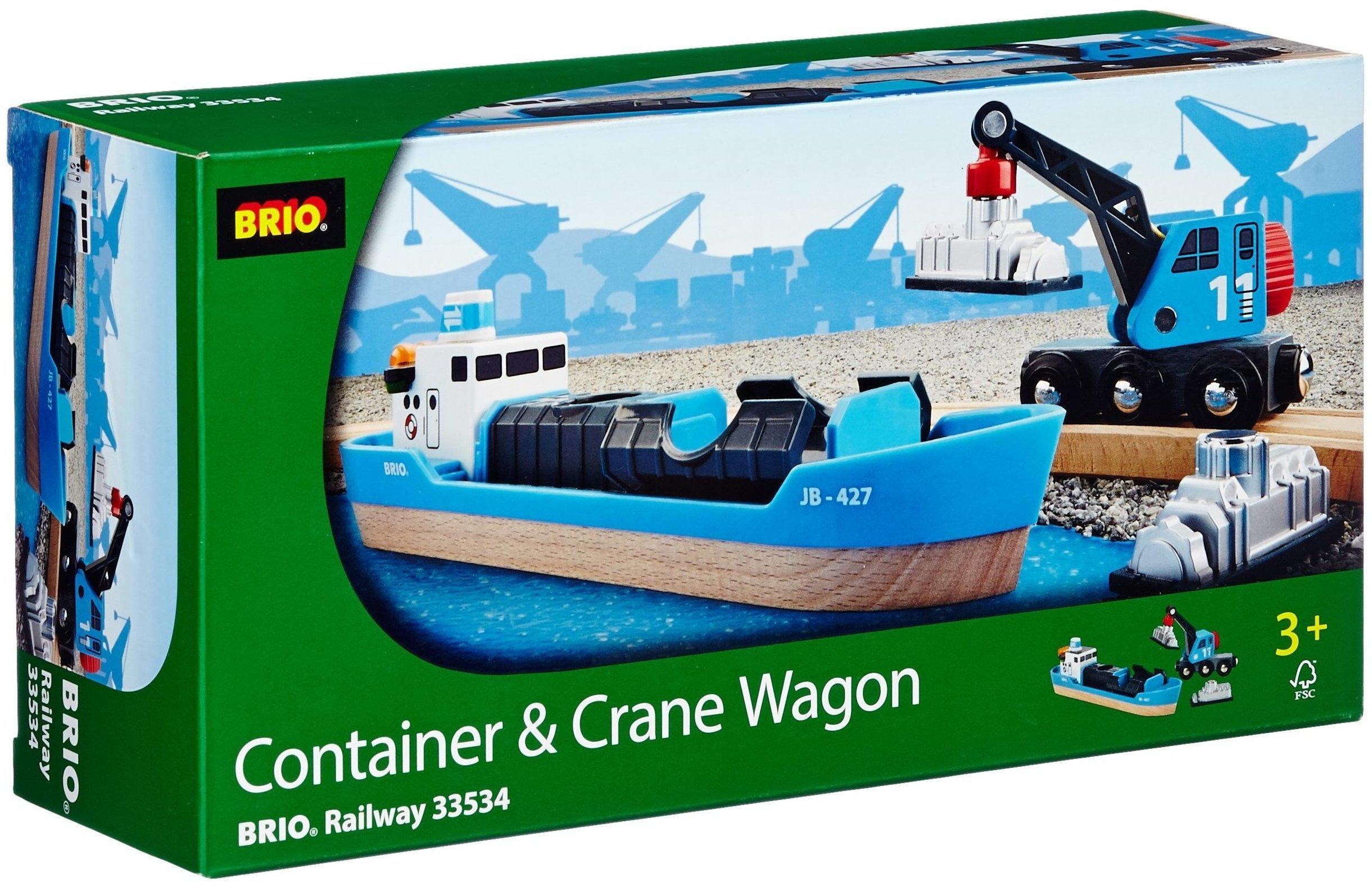 Brio Containerschiff mit Kranwagen (33534) · Bewertung: 4.8/5 · ab 17,41€