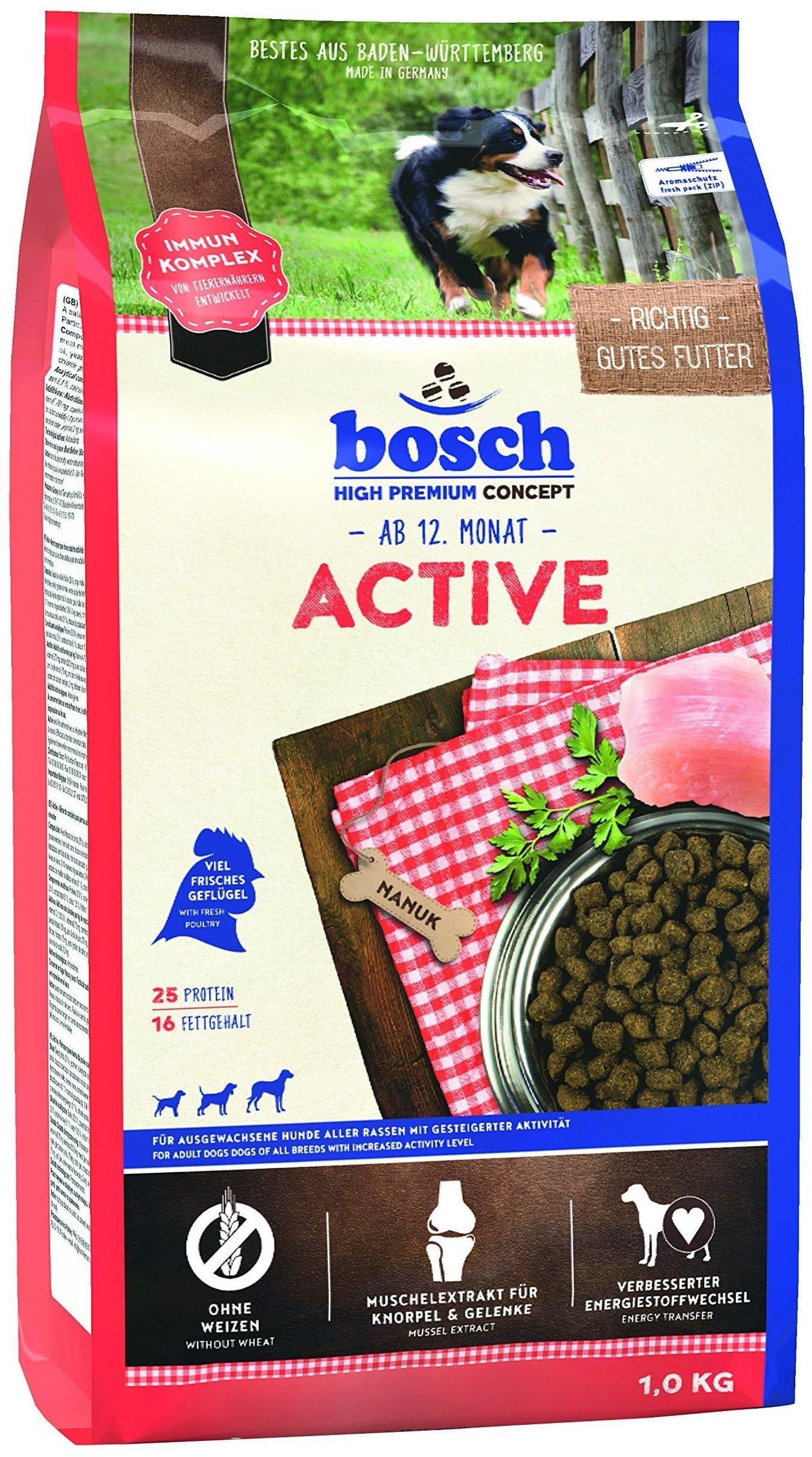 bosch Active Adult Hunde-Trockenfutter 1kg Hunde-Trockenfutter