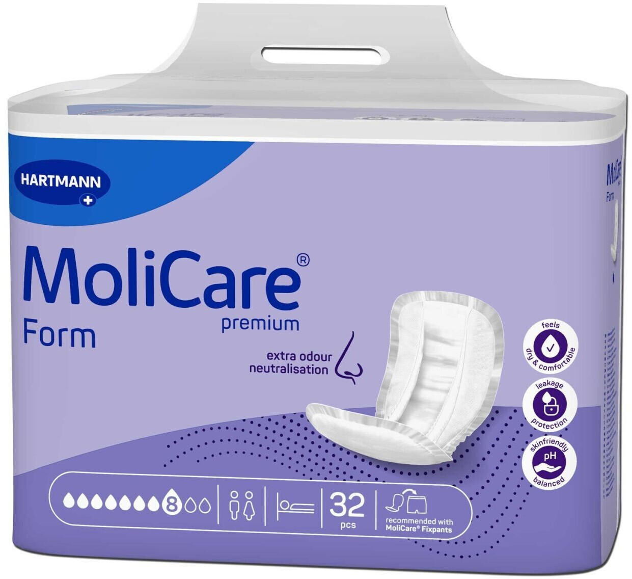 Molicare Premium Form 8 Tropfen, für schwere Inkontinenz: maximale ...