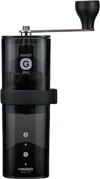 HARIO MSGS-2-B Smart G PRO Kaffeemühle, 24 g, transparentes Schwarz ...