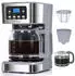Taylor Swoden Pewter mit Timer,1.5L Filterkaffeemaschine Tropf-Stopp ...