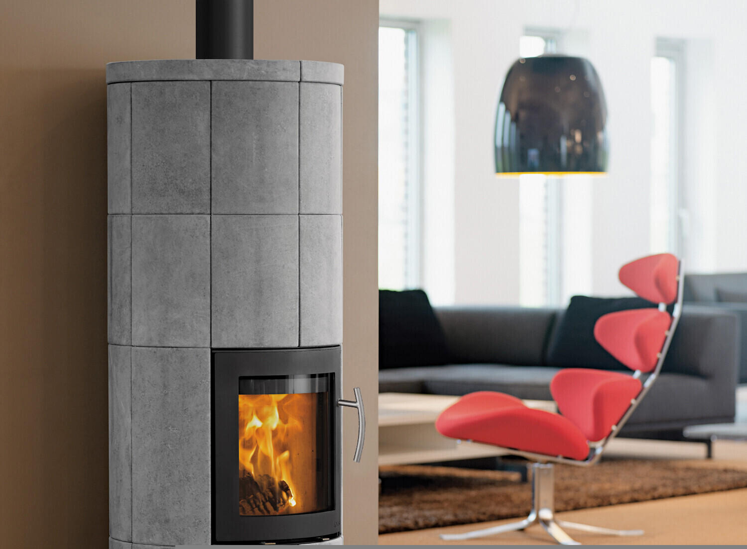 Lotus Kaminofen Lotus M2 Speckstein/schwarz oben Kaminofen ab 5.815,95€