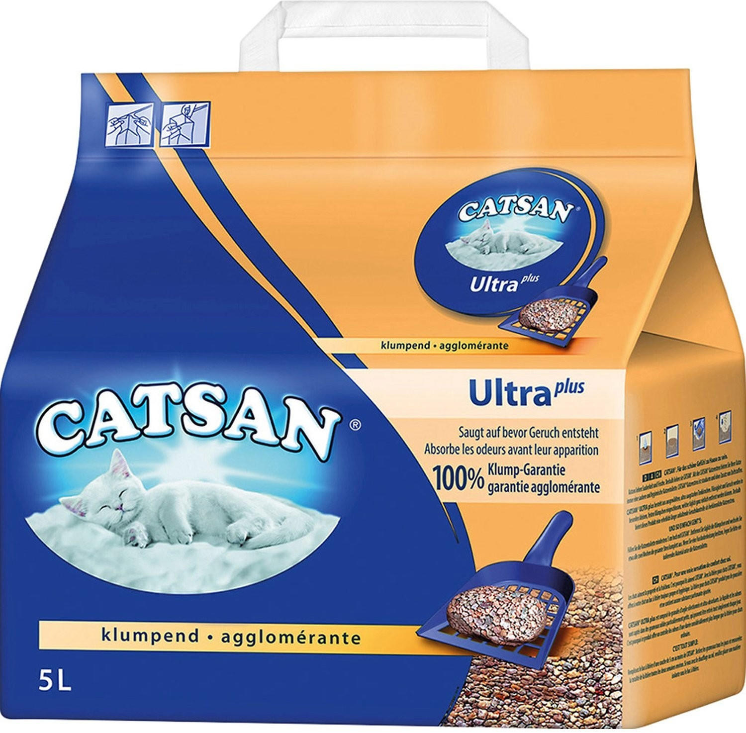 CATSAN Ultra plus Klumpstreu 5L Katzenstreu · Bewertung: 4.4/5 · ab 11,99€