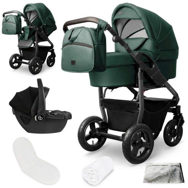 Bergsteiger Capri Kombikinderwagen 3-in-1 – Babywanne, Sportsitz & i ...