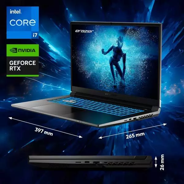 Medion Erazer Defender P50 (MD 62616) Test - 79/100 (gut)