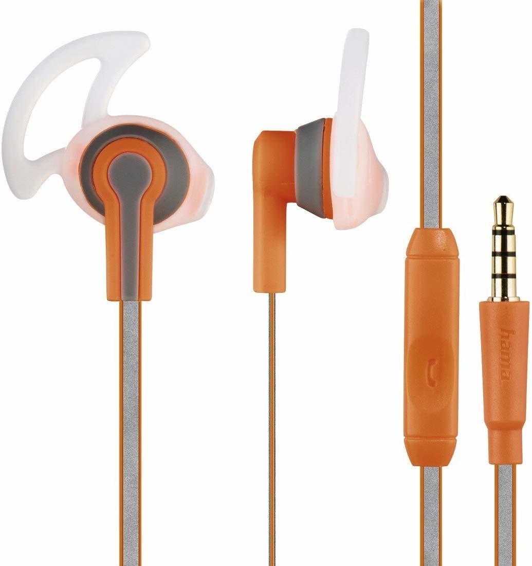 Hama Reflective grauneonorange Kopfhörer (Geschlossen) ab 7,95€
