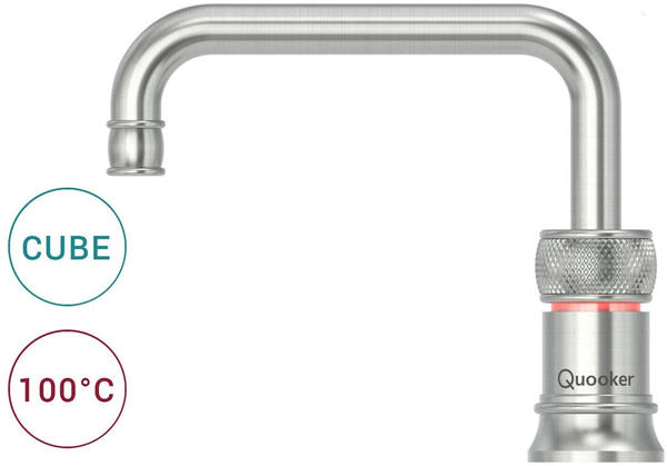 Quooker Square Combi+ & Cube Classic Nordic Square RVS Voll-Edelstahl ...