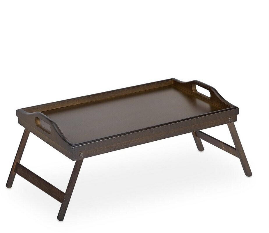 Relaxdays Tabletttisch Klappbares Betttablett dunkelbraun - Angebote ...