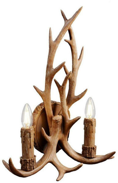 Lindby Wandleuchte, Wandlampe Innen Fibi (Landhaus Vintage Rustikal) in ...